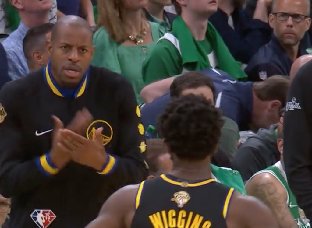 Clip of Andre Iguodala coaching Wiggins goes viral - The AllStar