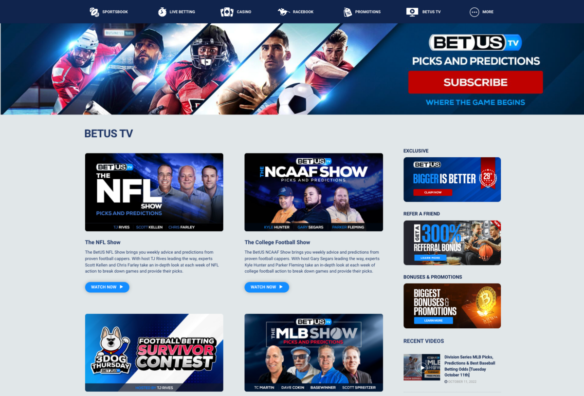 BetUS Sportsbook Review 2022 - The AllStar